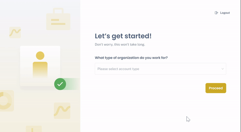 Completing your Onboarding